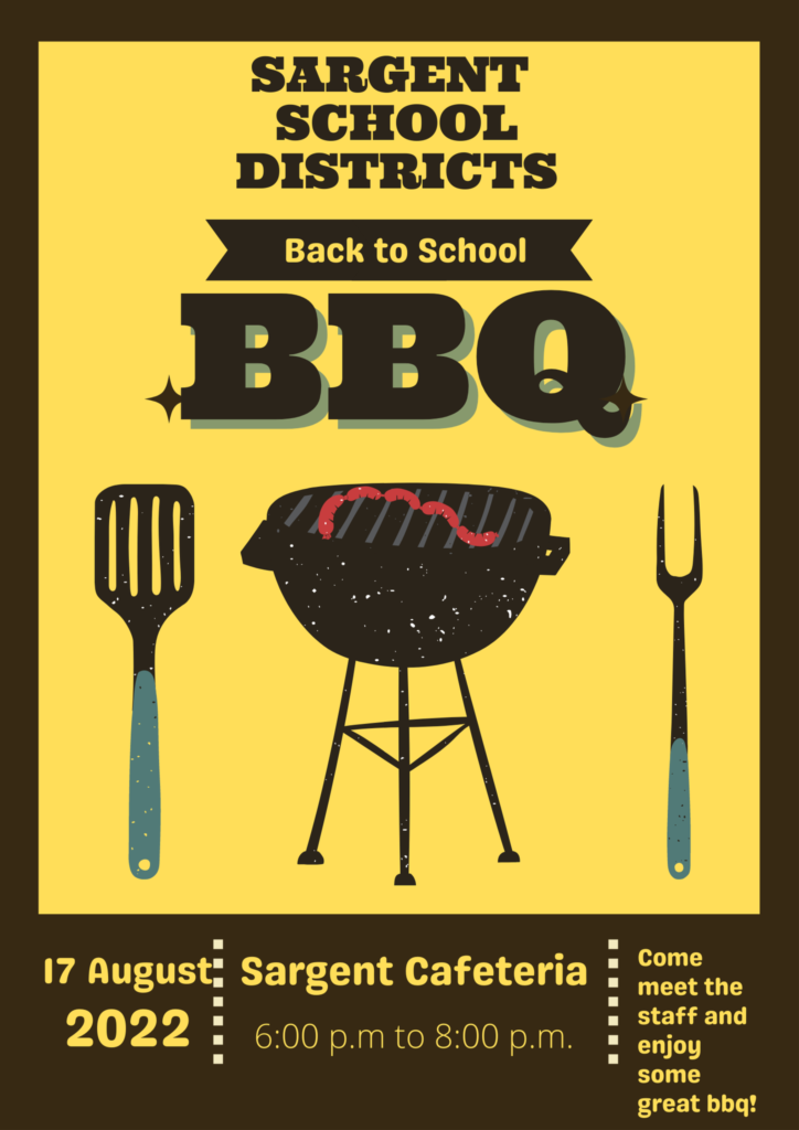 Back to School BBQ – Sargent School District