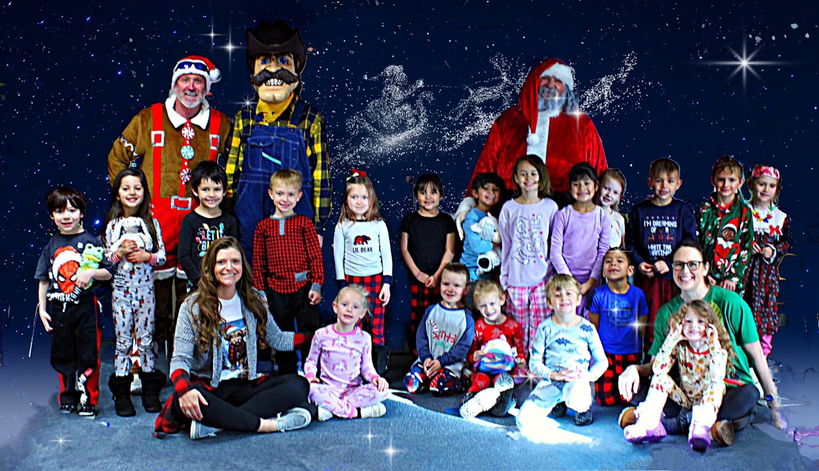 Santa Visits Sargent Elementary – Sargent School District